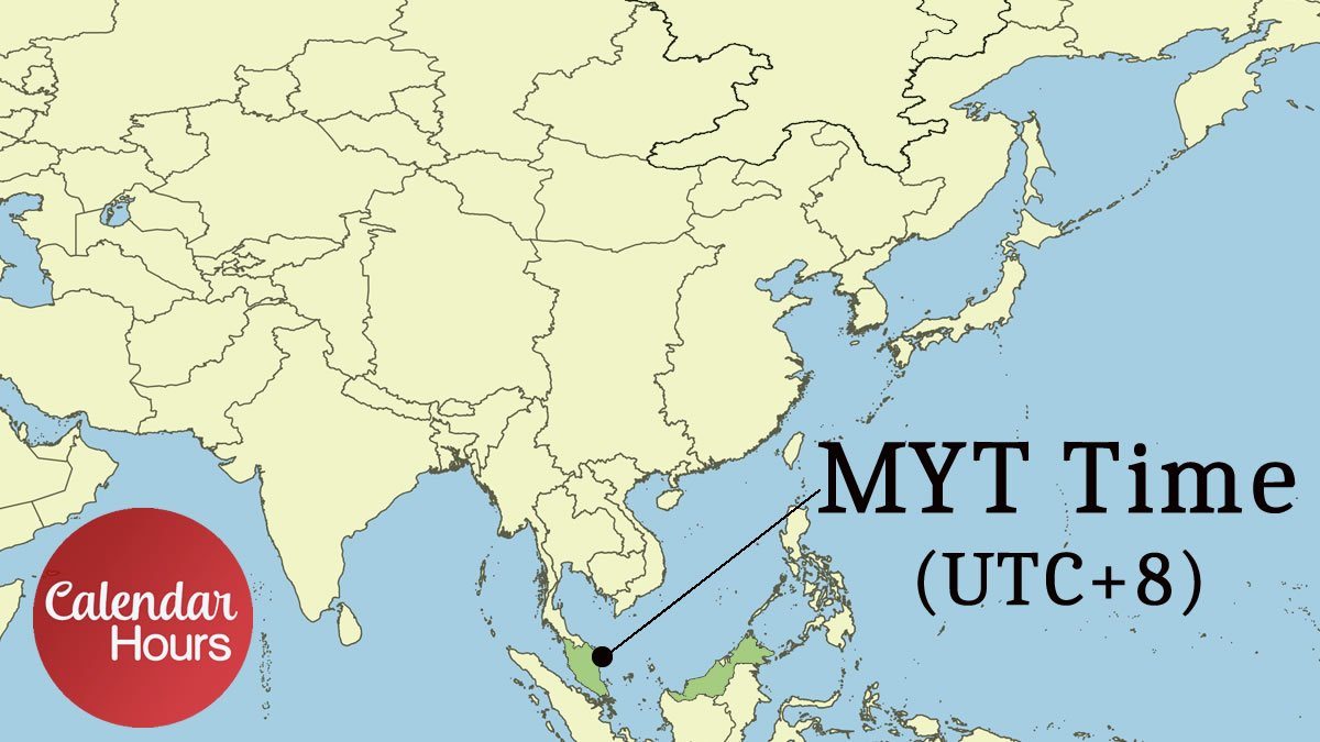 MYT Time Now Malaysia Time Zone 